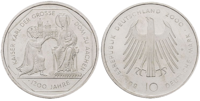10 DM Gedenkmünzen - Alle Ausgaben mit Wert und Bild - Muenzen.eu