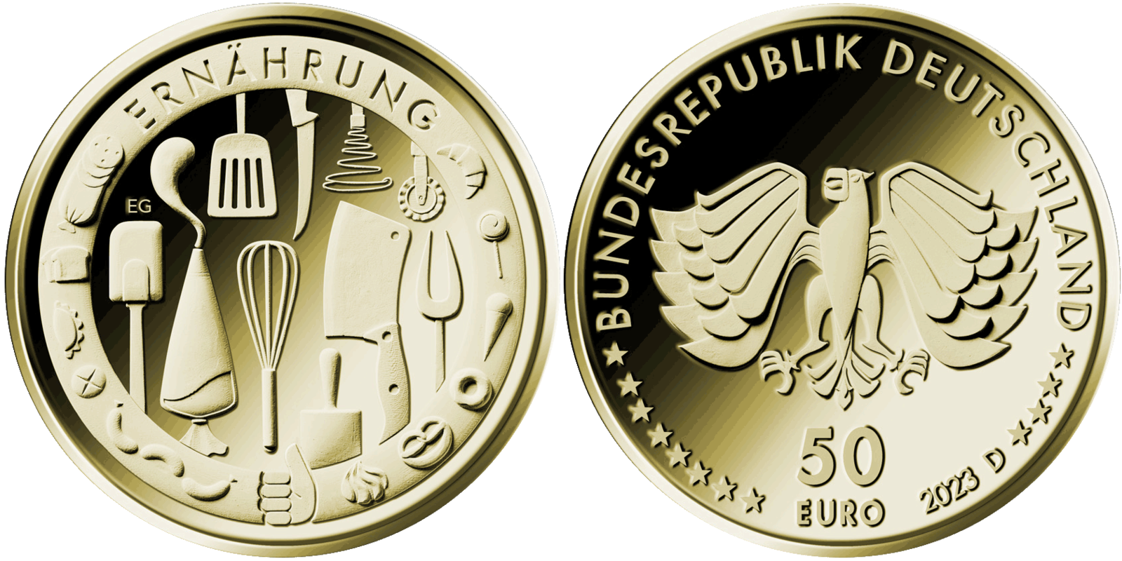 50 Euro Goldmünze Ernährung - Muenzen.eu