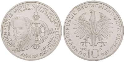 10 DM Gedenkmünzen - Alle Ausgaben mit Wert und Bild - Muenzen.eu